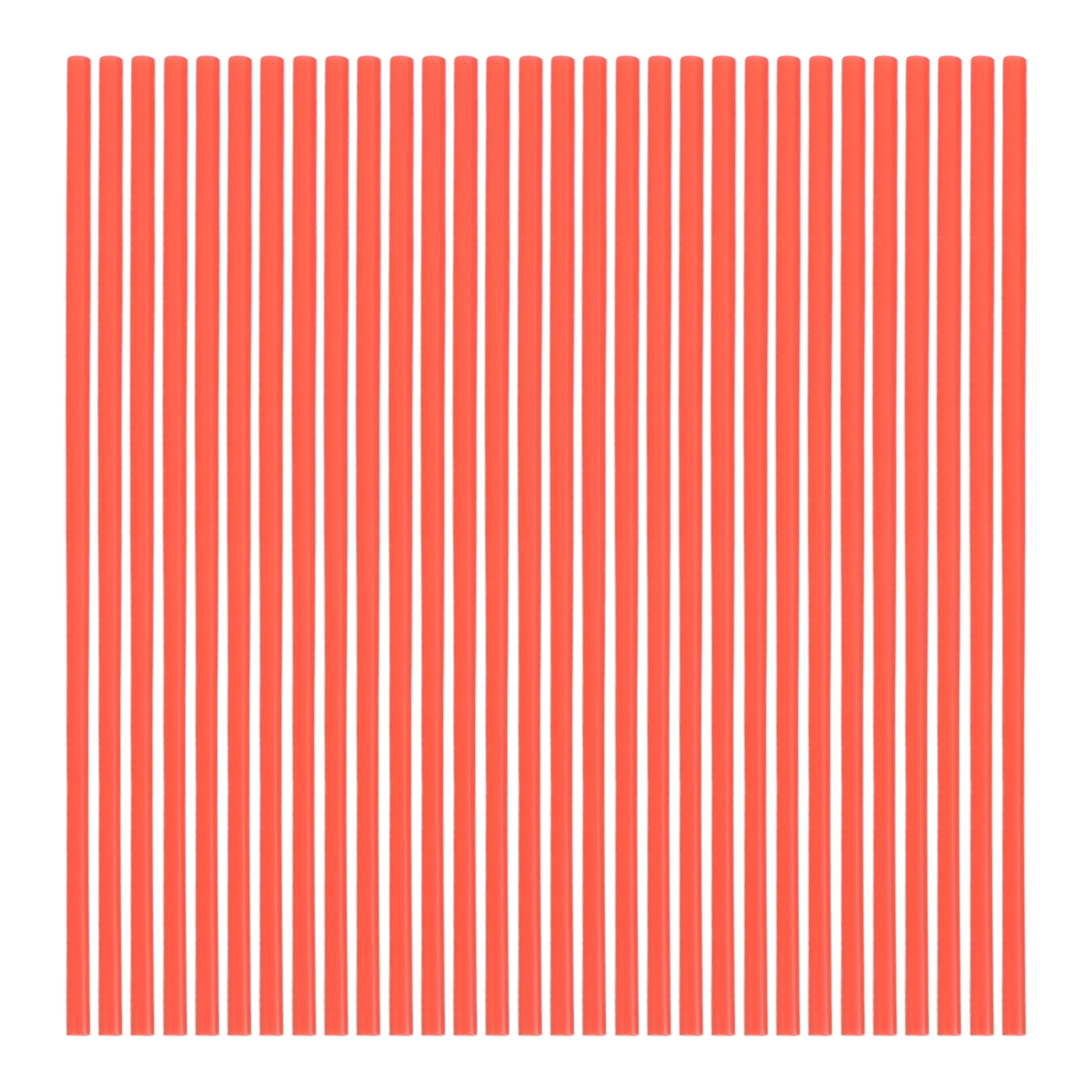 WRITWAA Red Plastic Nozzle Straws 50 Pieces Flexible Drinking Straws ...