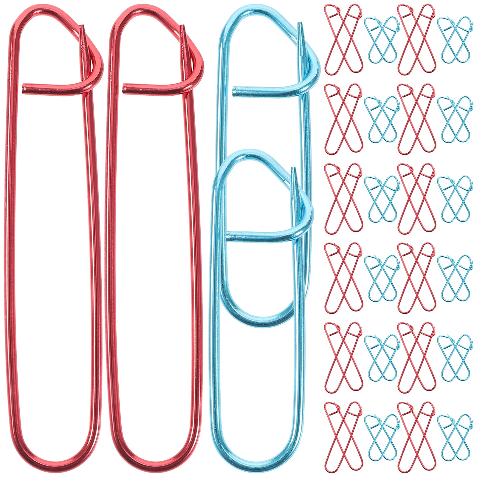 Eease 50pcs Alligator Clips Knitting Holders Yarn Safety Pins Weaving ...