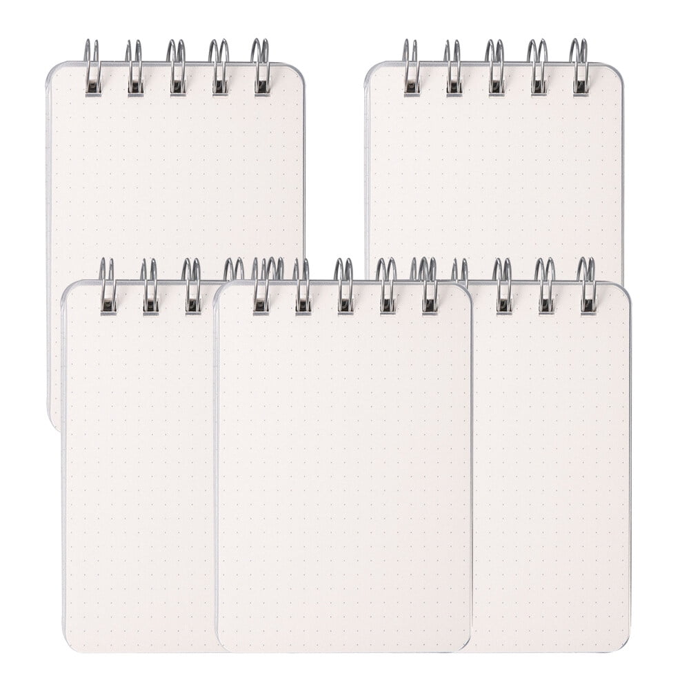 Eease 5Pcs Loose Coil Notebook Portable Notepad Mini Scratchpads Simple ...