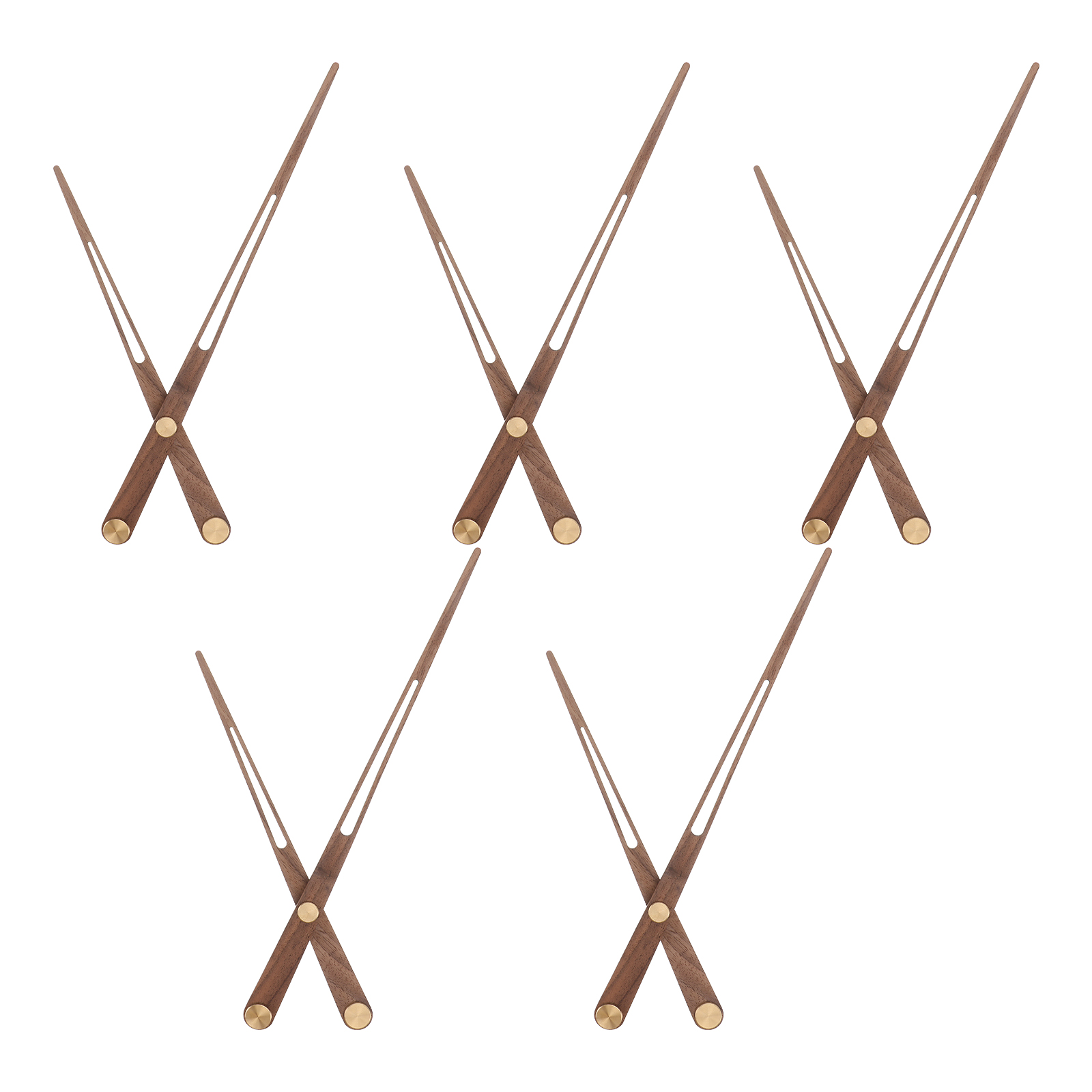 Eease 5pcs Wooden Clock Parts DIY Kit - Large Wall Clock Accessories ...