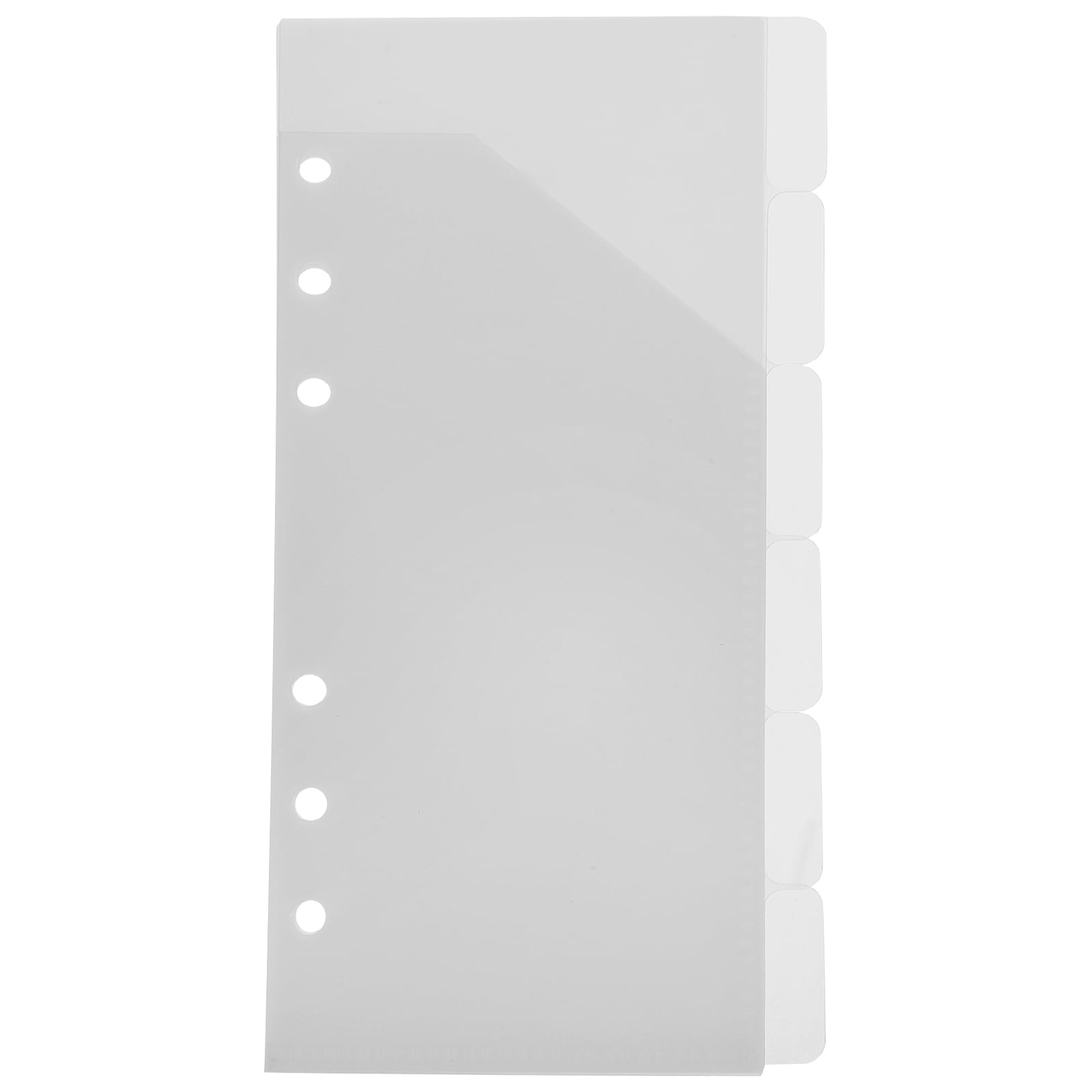 Eease 6-Hole Plastic Binder Pockets (1 Set) - Walmart.com