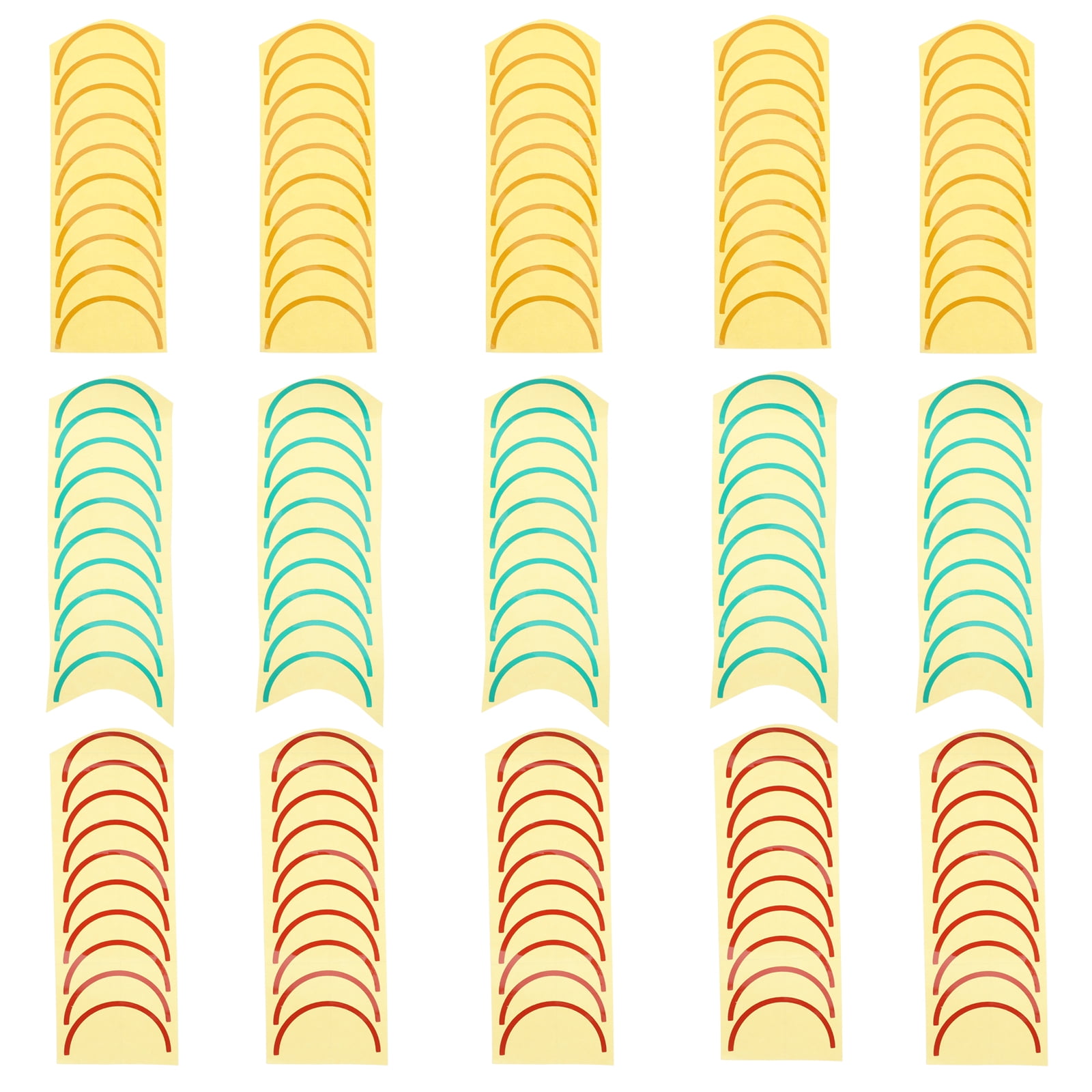 Eease 6 Sheets Pressure Gauge Indication Label Pressure Instrument ...