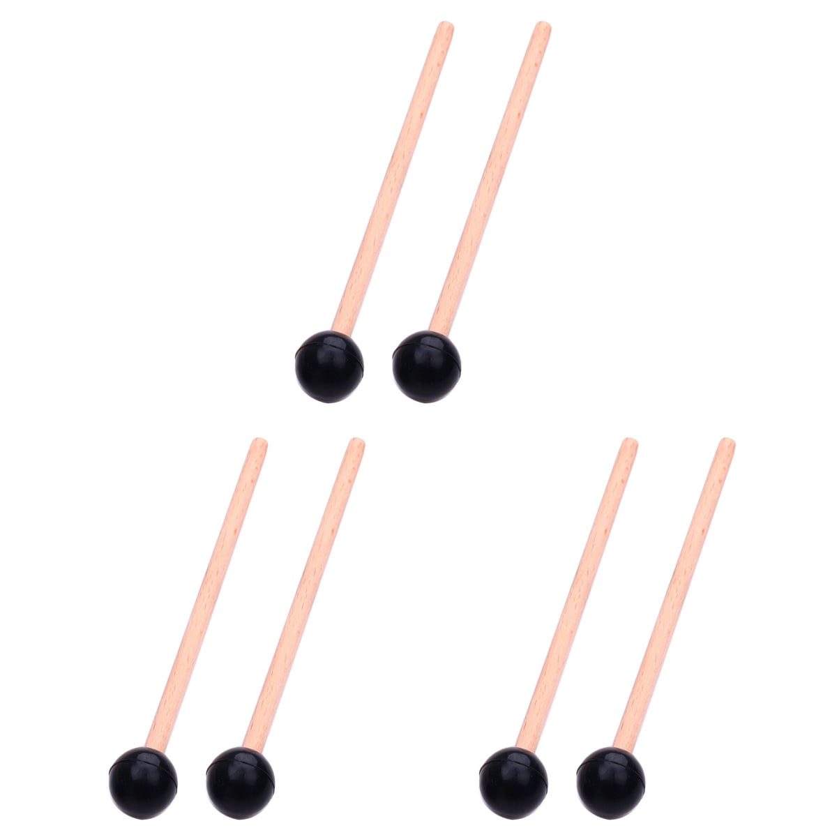 Eease 6 pcs Tongue Drum Drumsticks Marimba Mallets Percussion ...