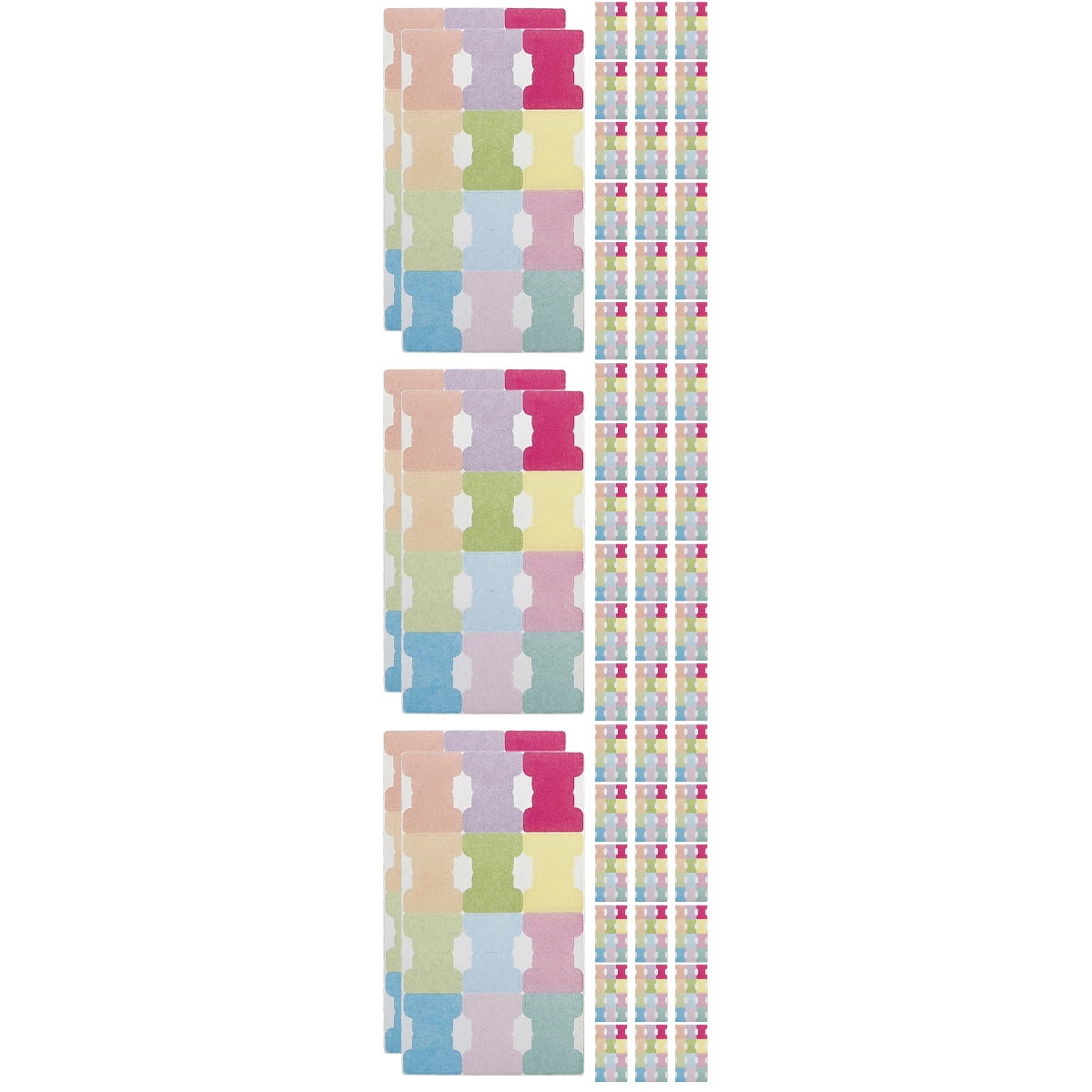 Eease 60 Sheets Binder Page Markers Writable Index Tabs Sticky Index ...