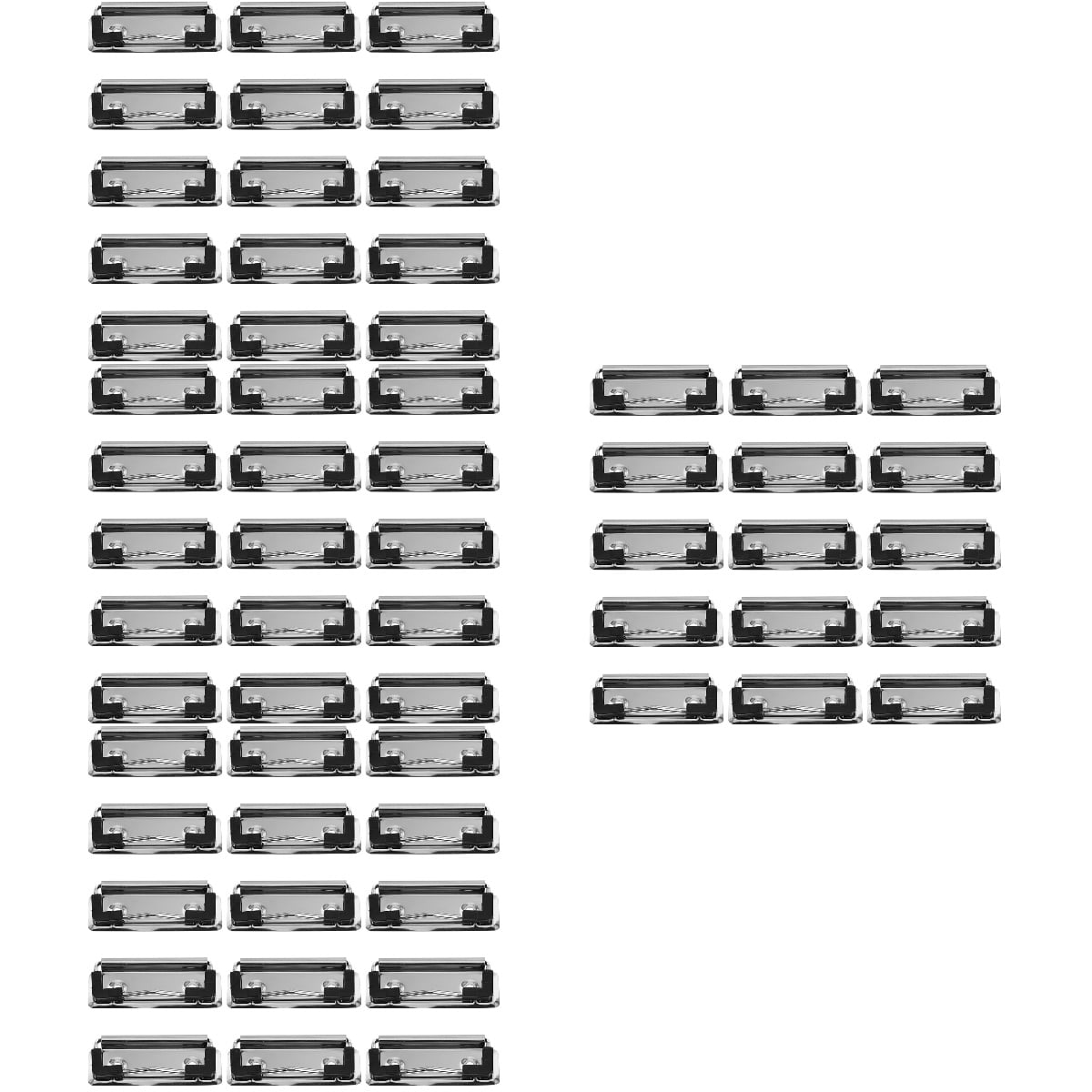 Eease 60 pcs Mountable Clipboard Clips with Rubber Feet Mountable ...