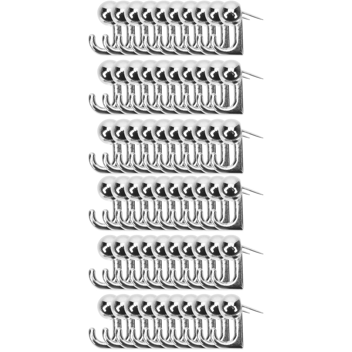 Eease 60 pcs Push Pin Hangers Wall Picture Hangers Heavy Duty Picture ...