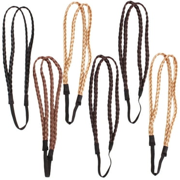 Pnellth Lady Hair Hoop Band Headband Elastic Rubber String Easy Hair ...