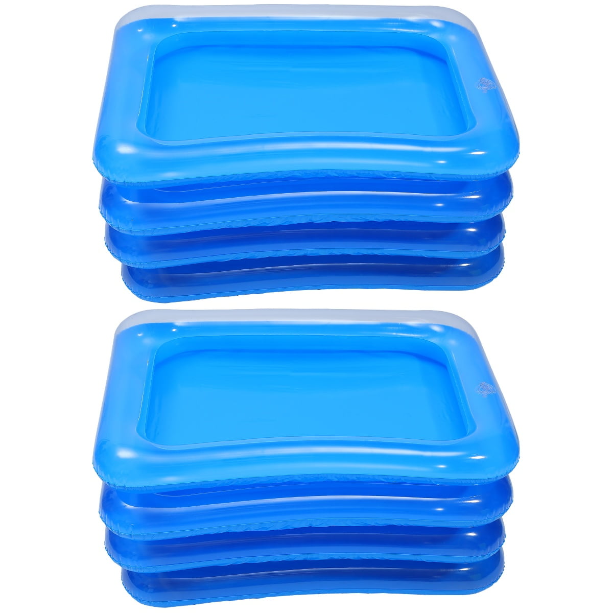 Eease 8 Pcs Inflatable Ice Serving Bars Coolers Ice Food Server Trays ...