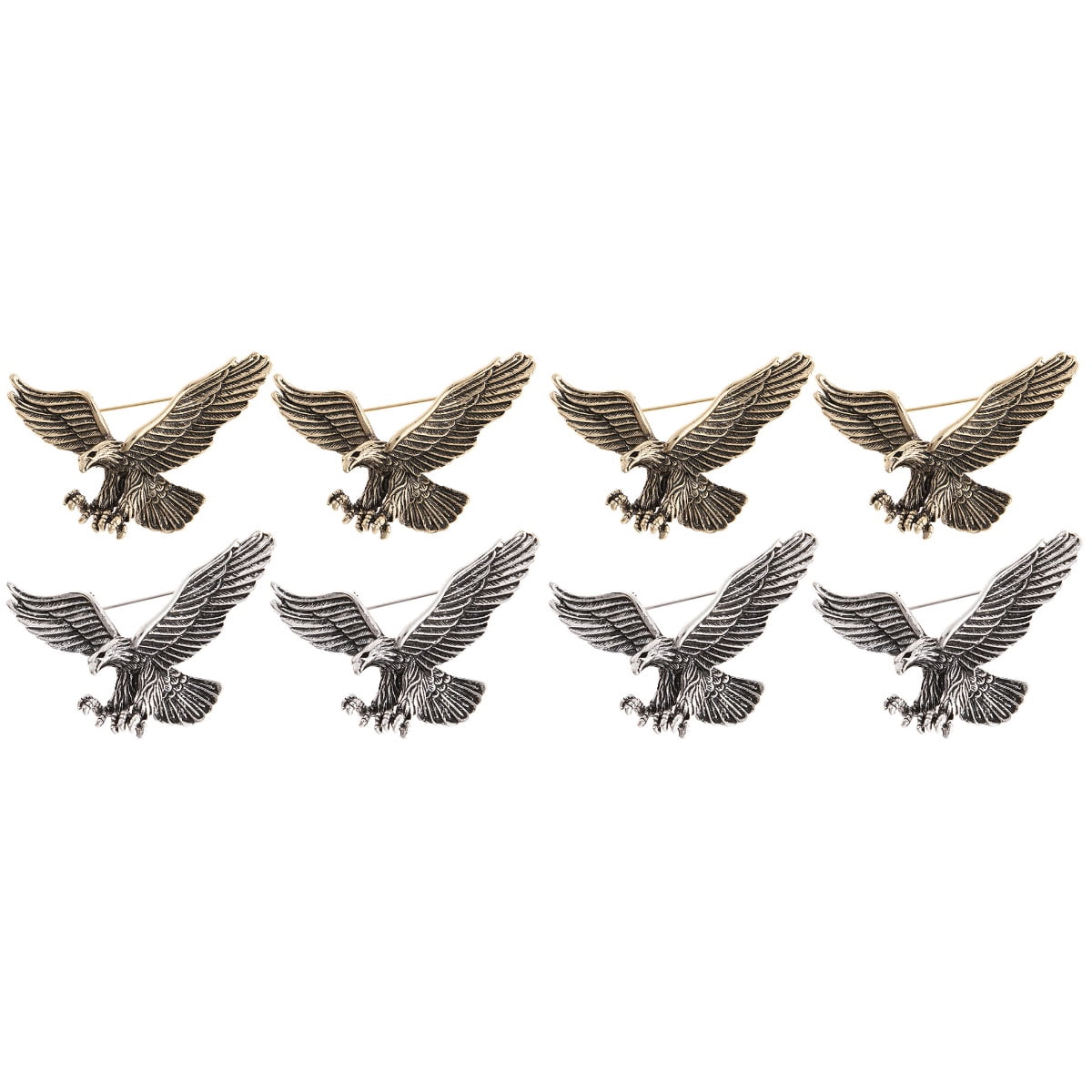 Eease 8 pcs Eagle Pin Vintage Clothes Pin Personalized Brooch Animal ...