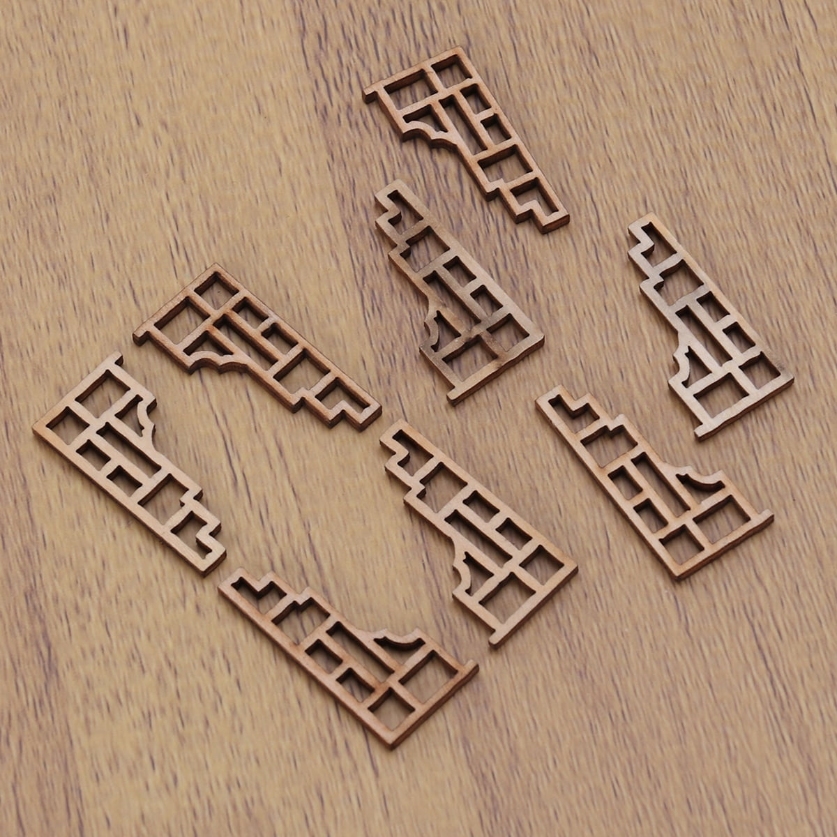Eease 8pcs Wood Carved Corner Onlay DIY Furniture Appliques - Walmart.com