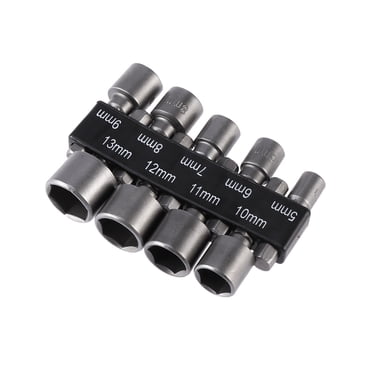 NEIKO 10190A Magnetic Nut Driver Set, 6 Piece Impact Nut Driver Set ...