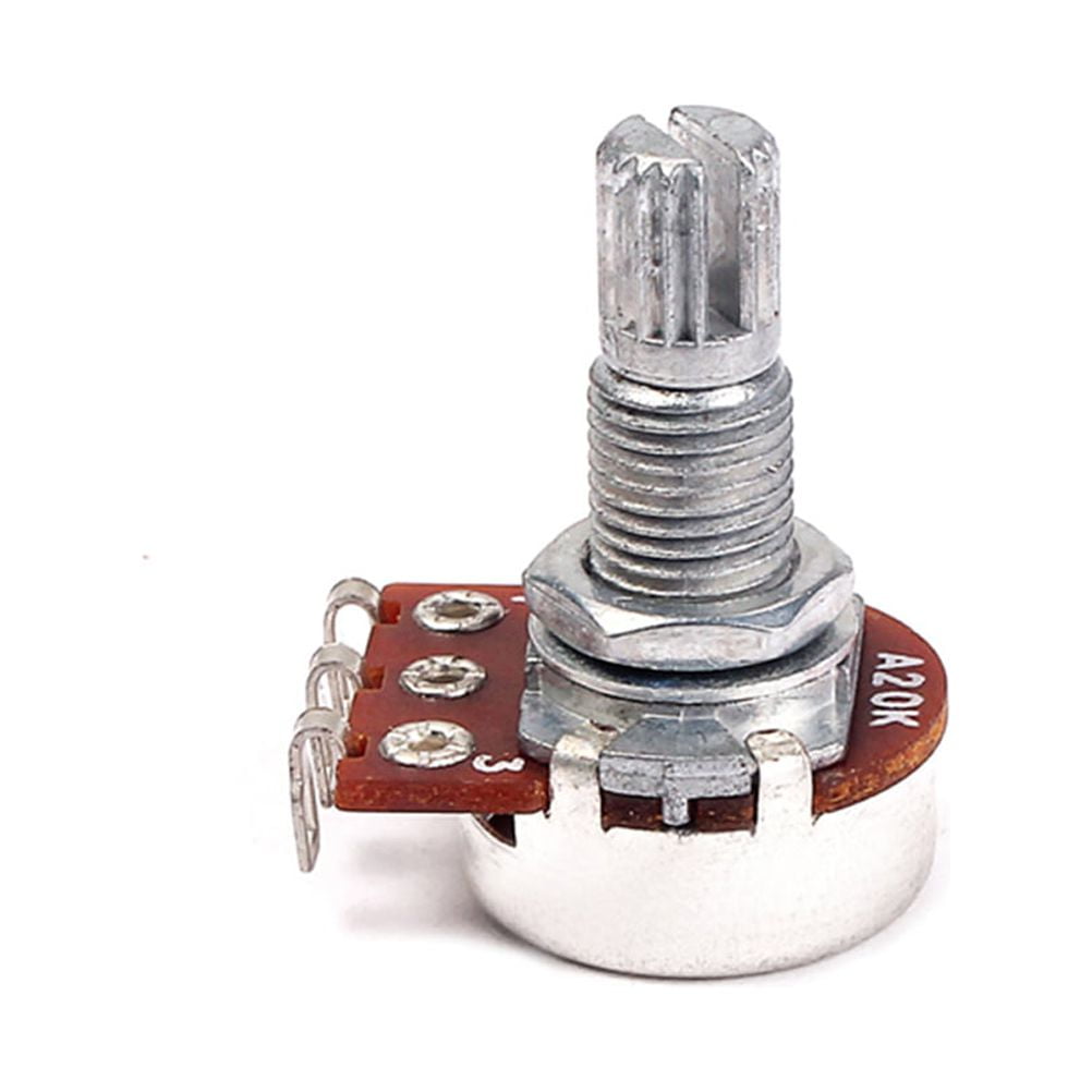 Eease A20K Knurled Shaft GP202 Linear Taper Potentiometer 18mm ...