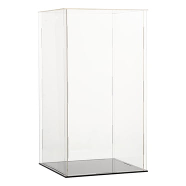 DollSafe Deluxe Clear Folding Display Case with Acrylic Top and Base ...