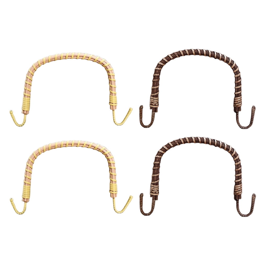 HEMOTON 4pcs Delicate Universe Kettle Handles Portable Rattan Style ...