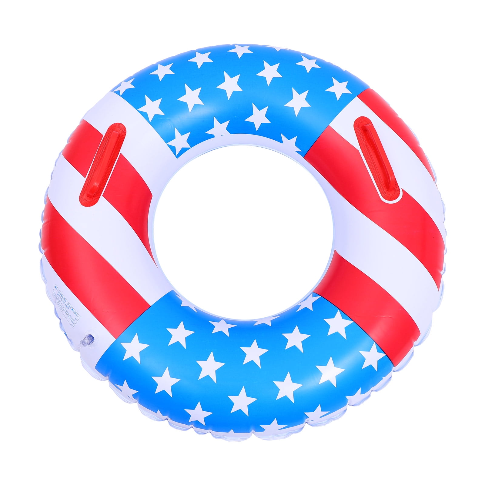 Eease Adult Patriotic American Flag Inflatable Pool Float for Beach ...