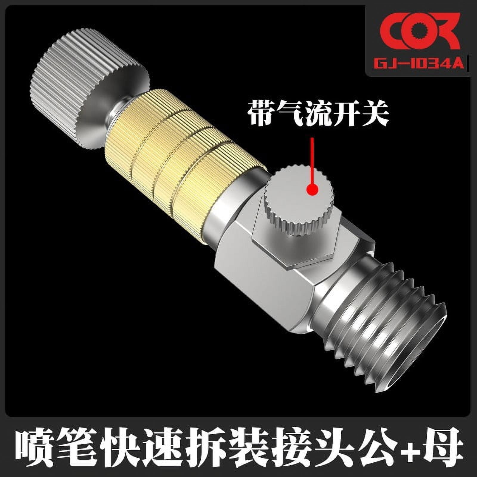 WRITWAA Airbrush Hose Adapter Release Fitting Adapter Set Multi 1Set ...