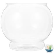 Unbreakable Plastic Fish Bowl for Home Decoration - Walmart.com
