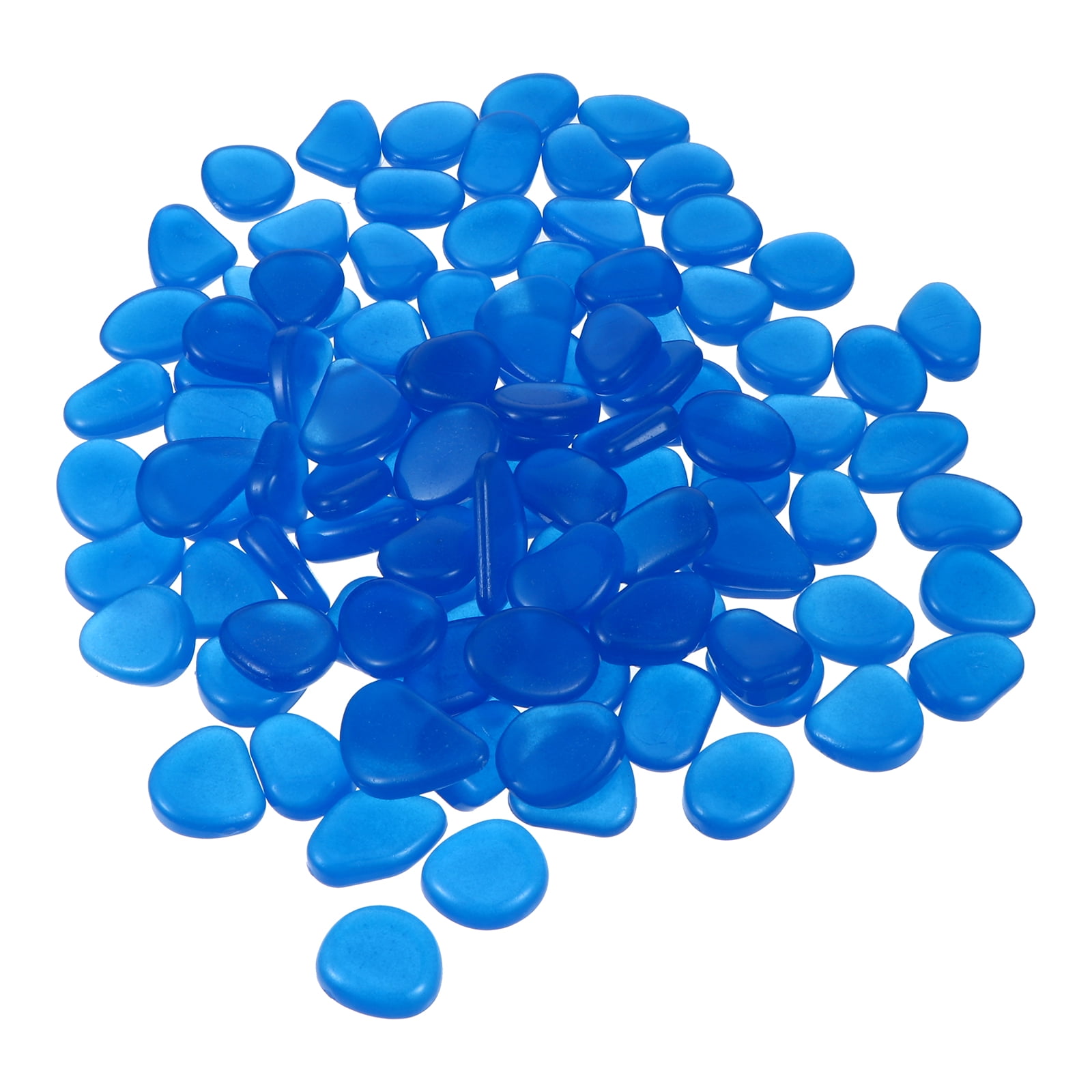 Eease Aquarium Stone 100pcs Luminous Stone Tank Glow in The Dark Stones ...