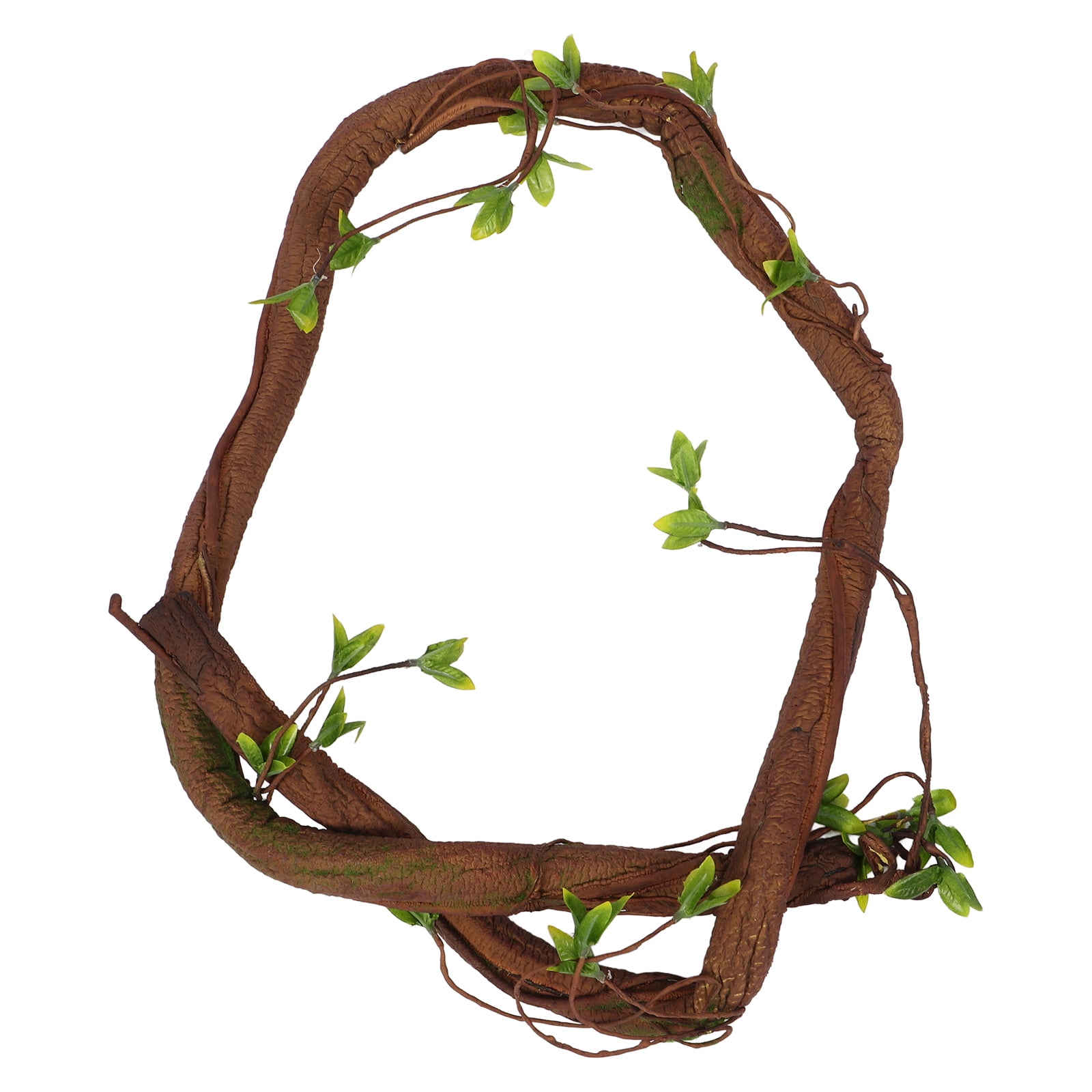 Eease Artificial Tree Twig Fake Cane Vine Branch Leaves Wrapped Vine ...