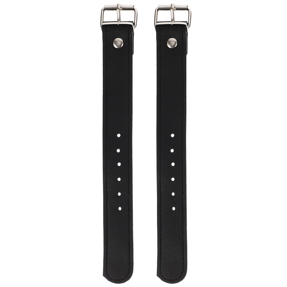KALLORY Cycling Straps Leather Adjustable 1 Pair 8.9X1.2X0.4In ...