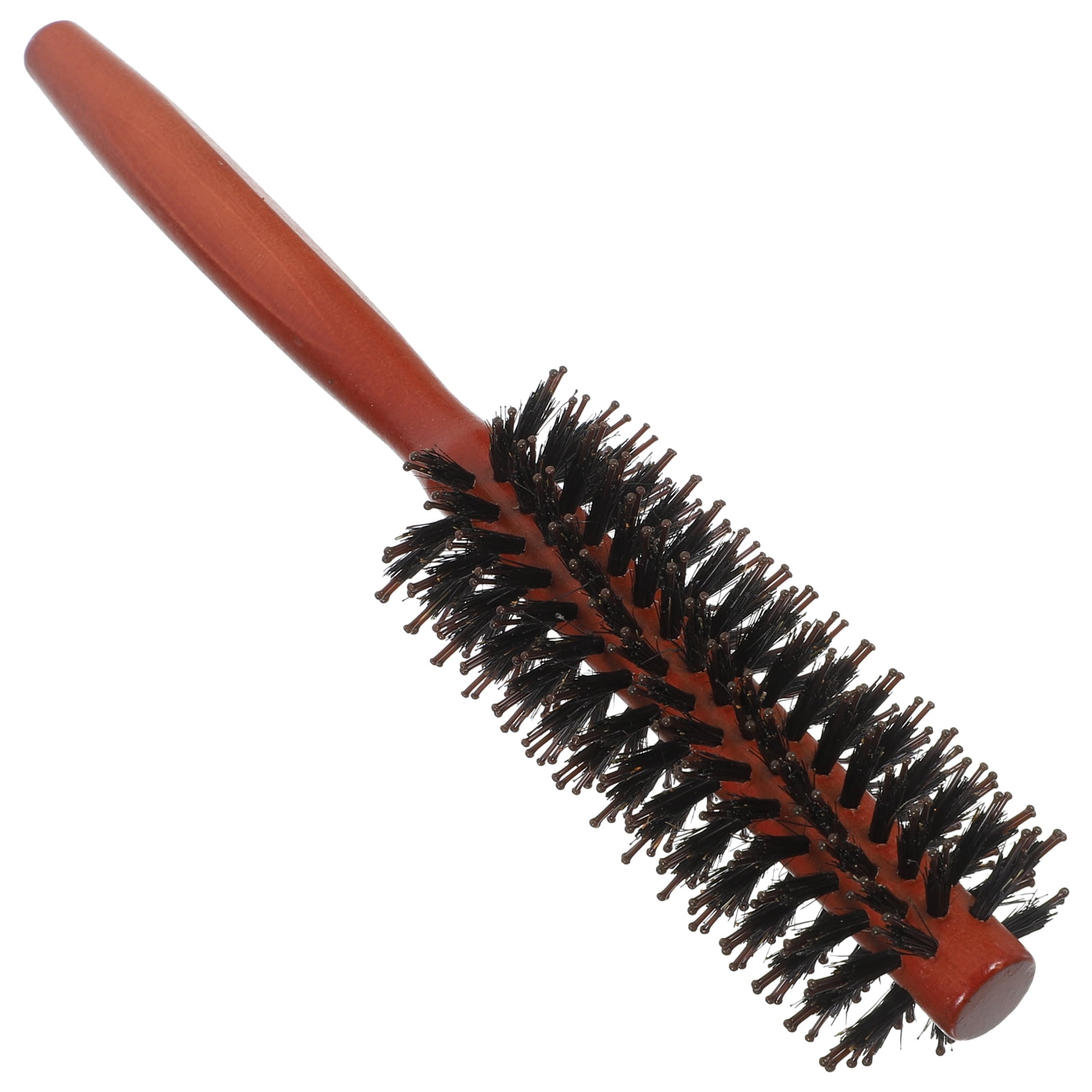 Eease Bristles Hair Brush Comb Round Comb Twill with Wood Handle for ...