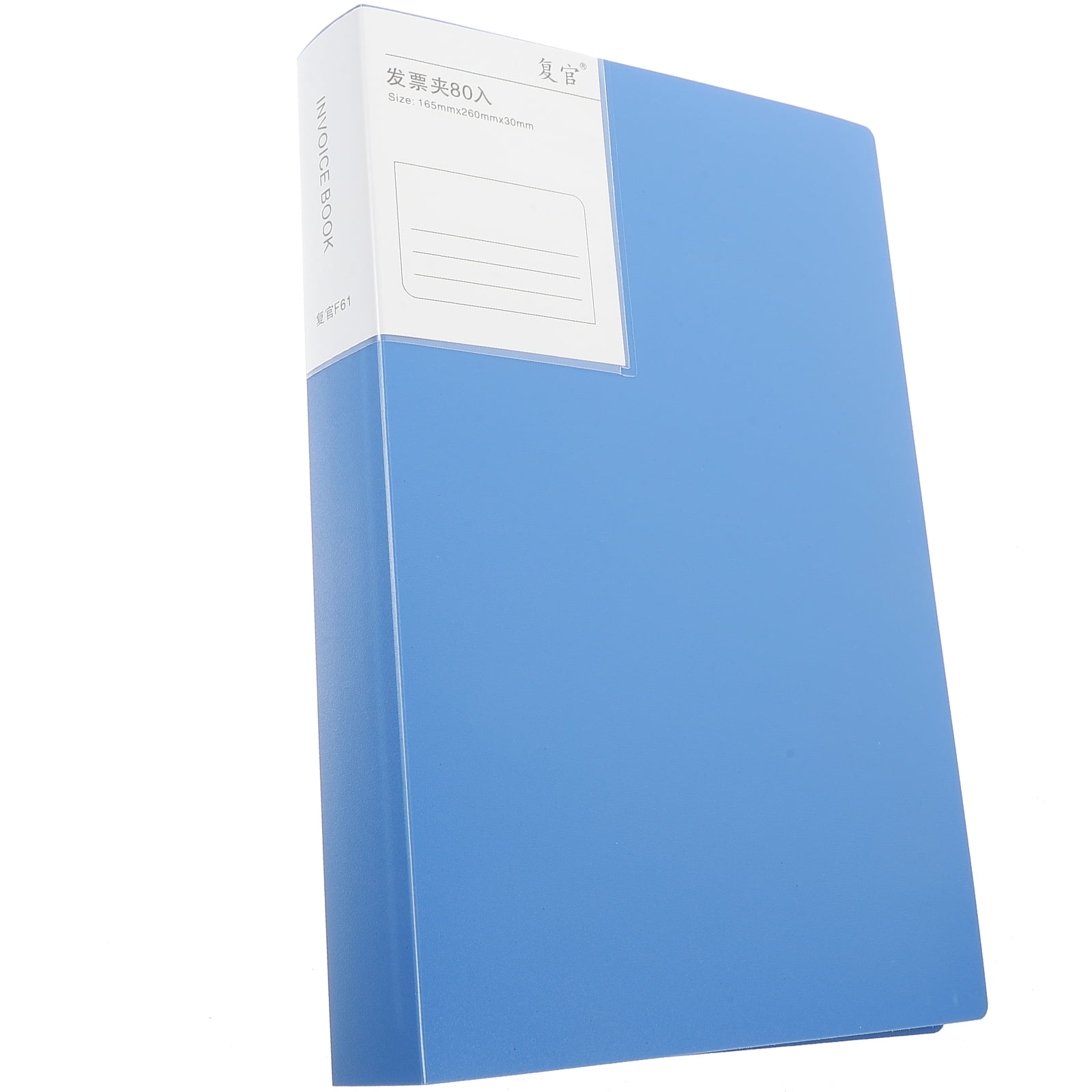 Eease Business Checkbook Binder Plastic Invoice Album Office Bill Album ...