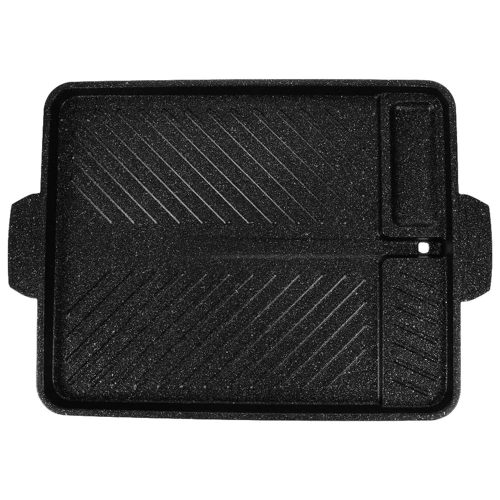 Eease Cast Aluminum Nonstick Griddle Pan for Stovetop/Camping/BBQ ...