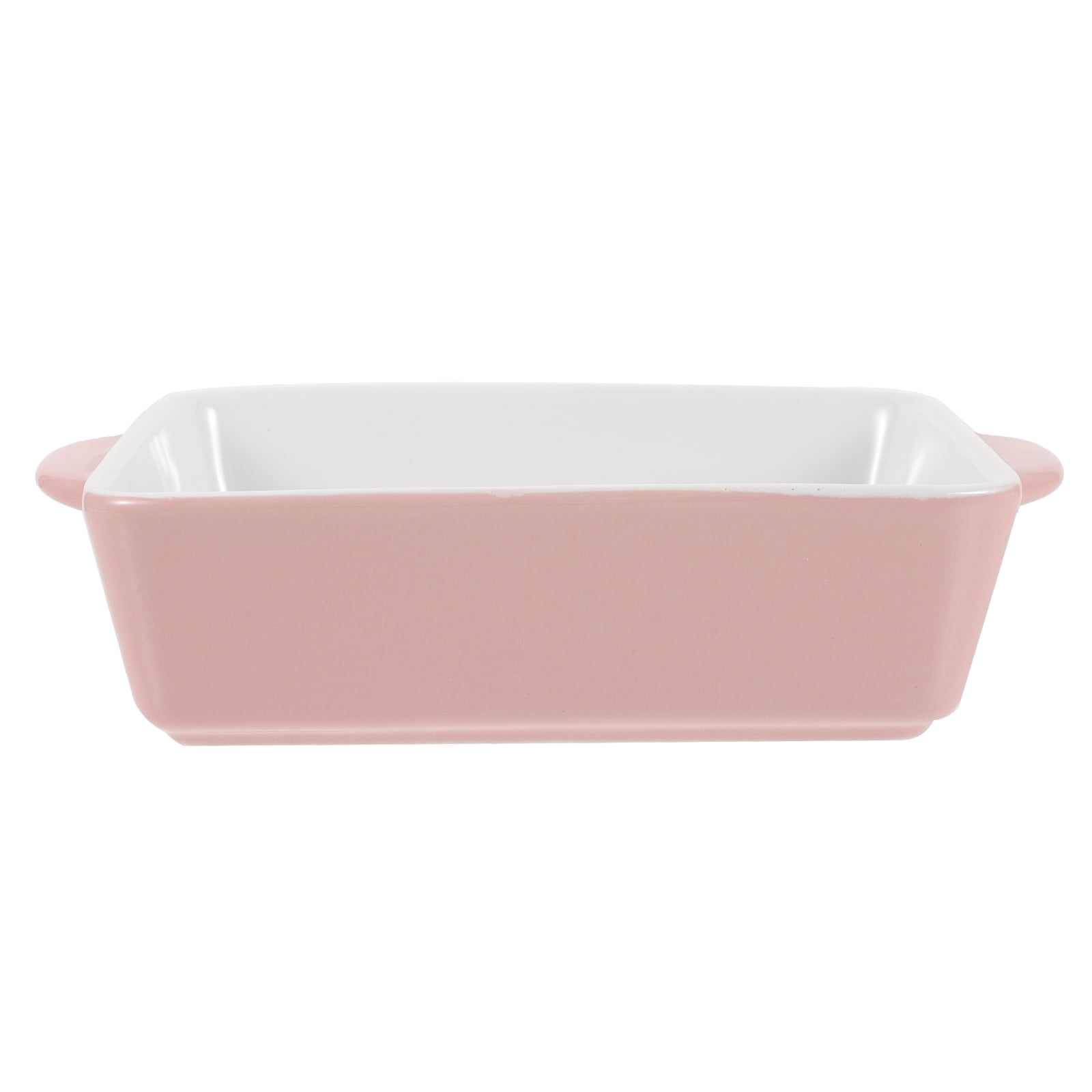 Eease Ceramic Baking Pan Nonstick Casserole with Handle (Pink ...