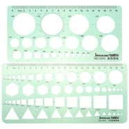 sunsanly Acrylic Template Ruler DIY Wallet Handcraft Ruler Clear Easy ...
