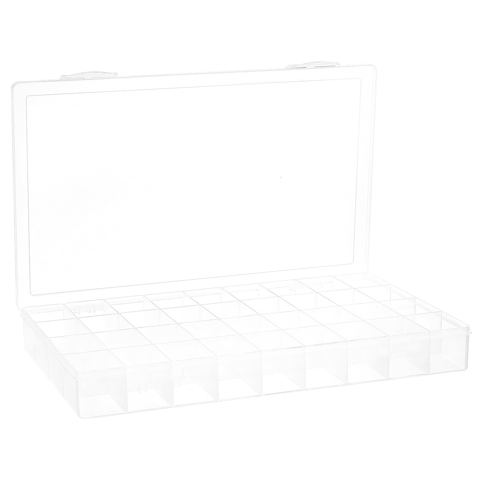 Clear Grid Compartment Storage Box 36 Grid Organizer for Craft Supplies ...