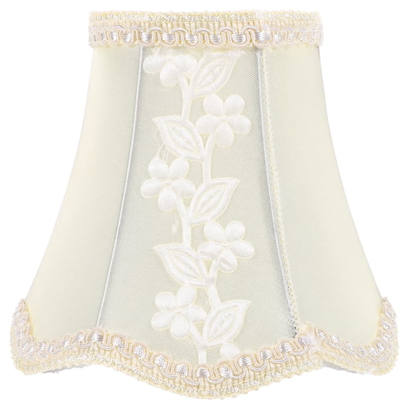 Eease Cloth Petal Lamp Shade Clip On Flower Light Cover for Table Lamp ...