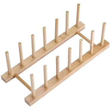 Crochet Yarn Holder Thread Rack Wood Multifunctional Portable String ...