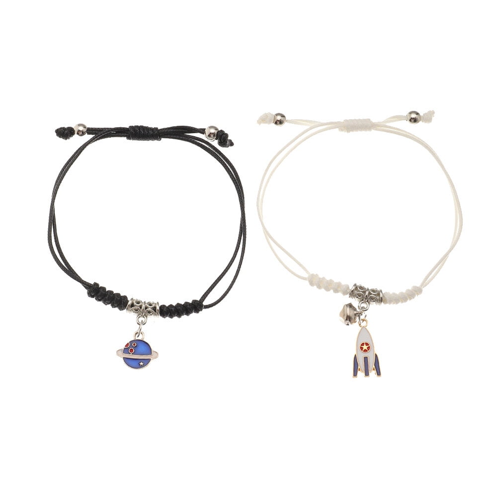 Eease Couple Bracelet Rope Bangle Wrist Adjustable Chain Best Friend ...
