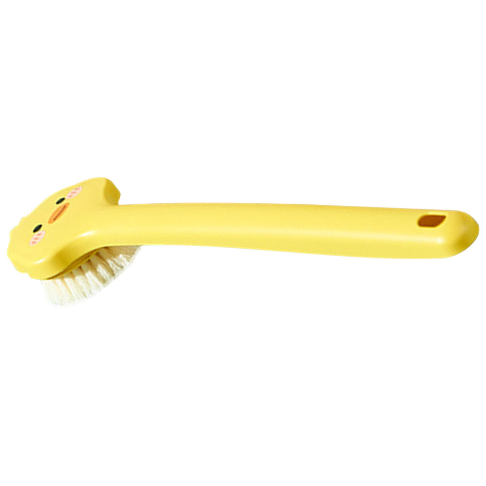 Eease Cute Duck Long Handle Bath Brush Soft Bristles Back Scrubber ...