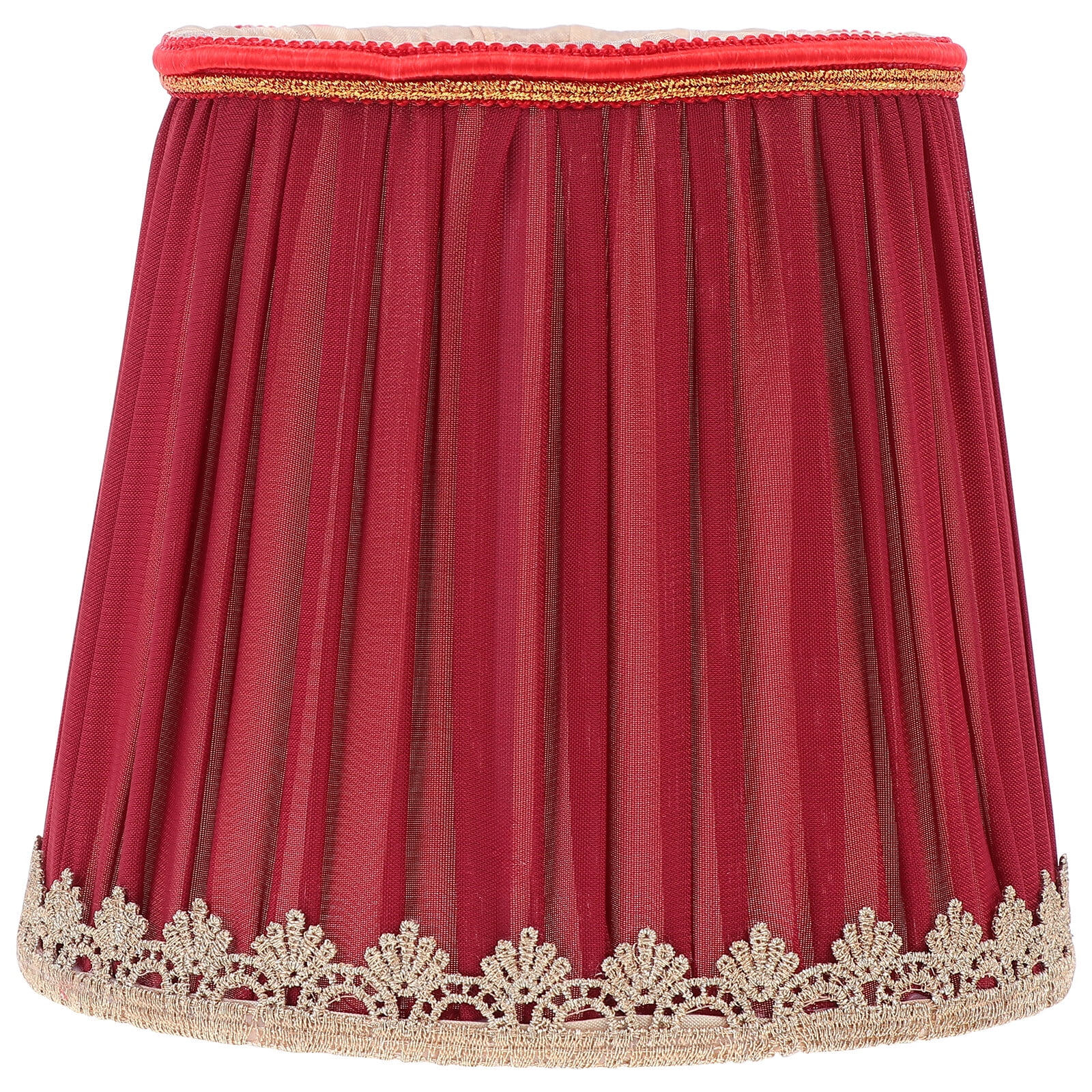 Eease Dark Red Cloth Lamp Shade for Table/Floor/Pendant Light - 5.50x4 ...