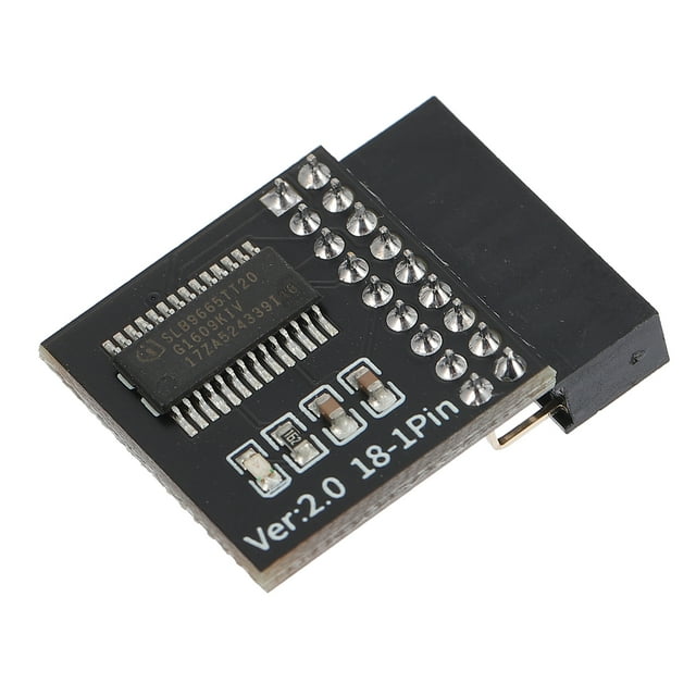 Eease Dedicated 12 Pin TPM Module for PC Motherboards - Walmart.com