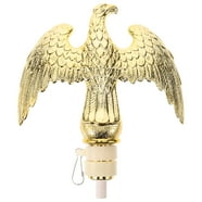 4 Count Outdoor Topper Golden Flagpole Eagle Head - Walmart.com