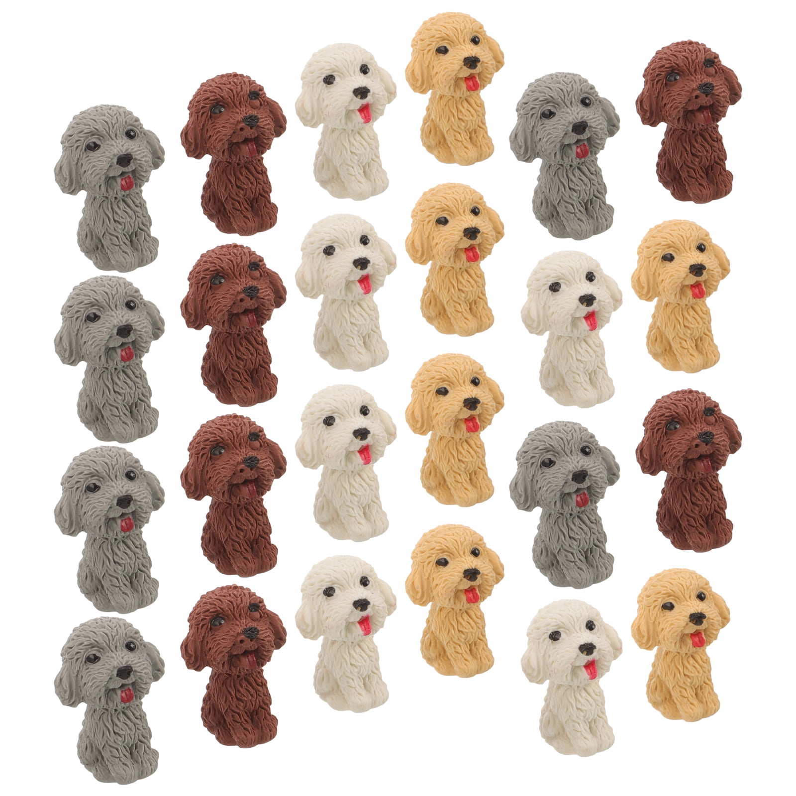 Eease Dog Top Mini Erasers 36pcs Lovely Puppy Cartoon Creative Supplies ...
