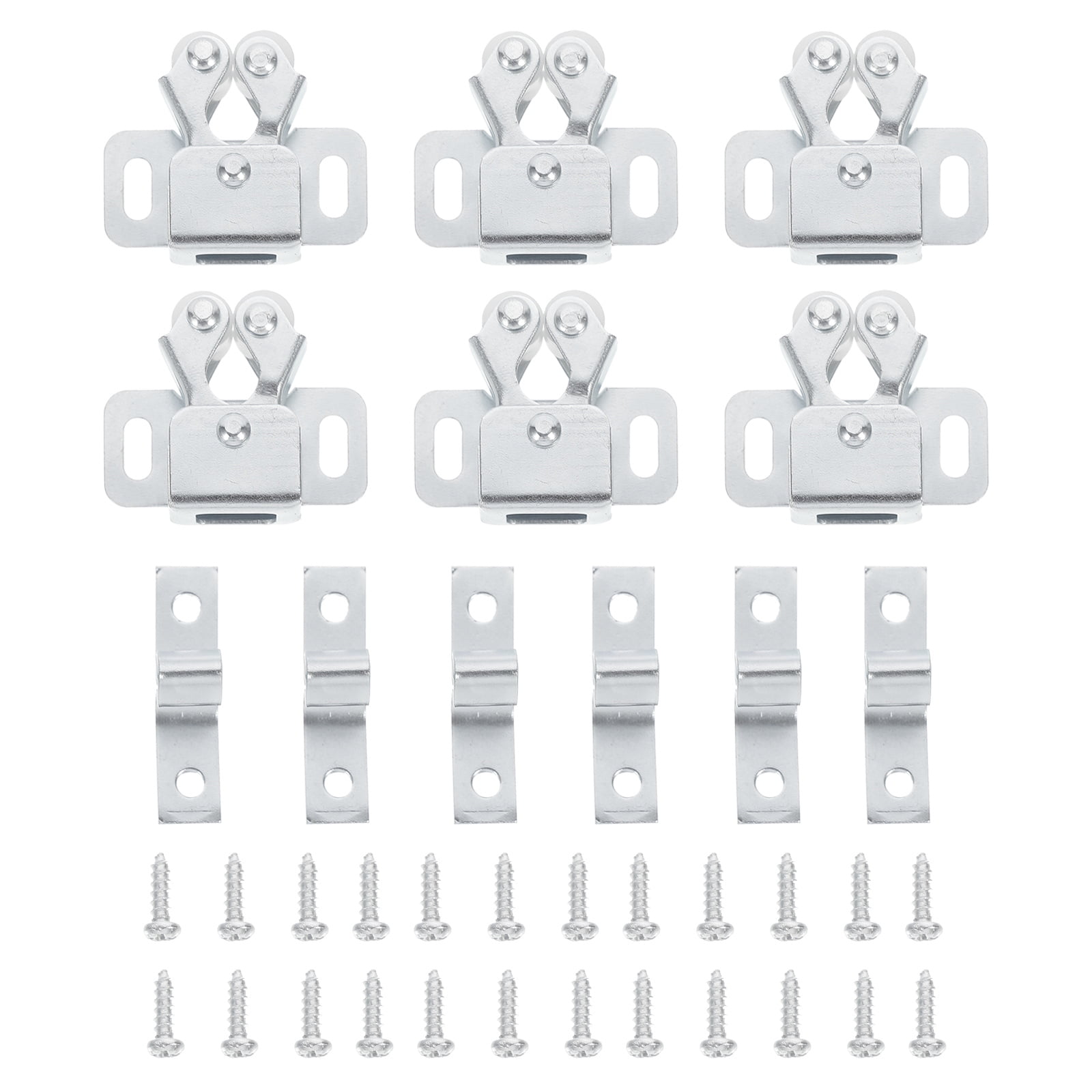 Eease Door Bead Roller Catch 20 Sets Cupboard Door Double Roller Catch ...