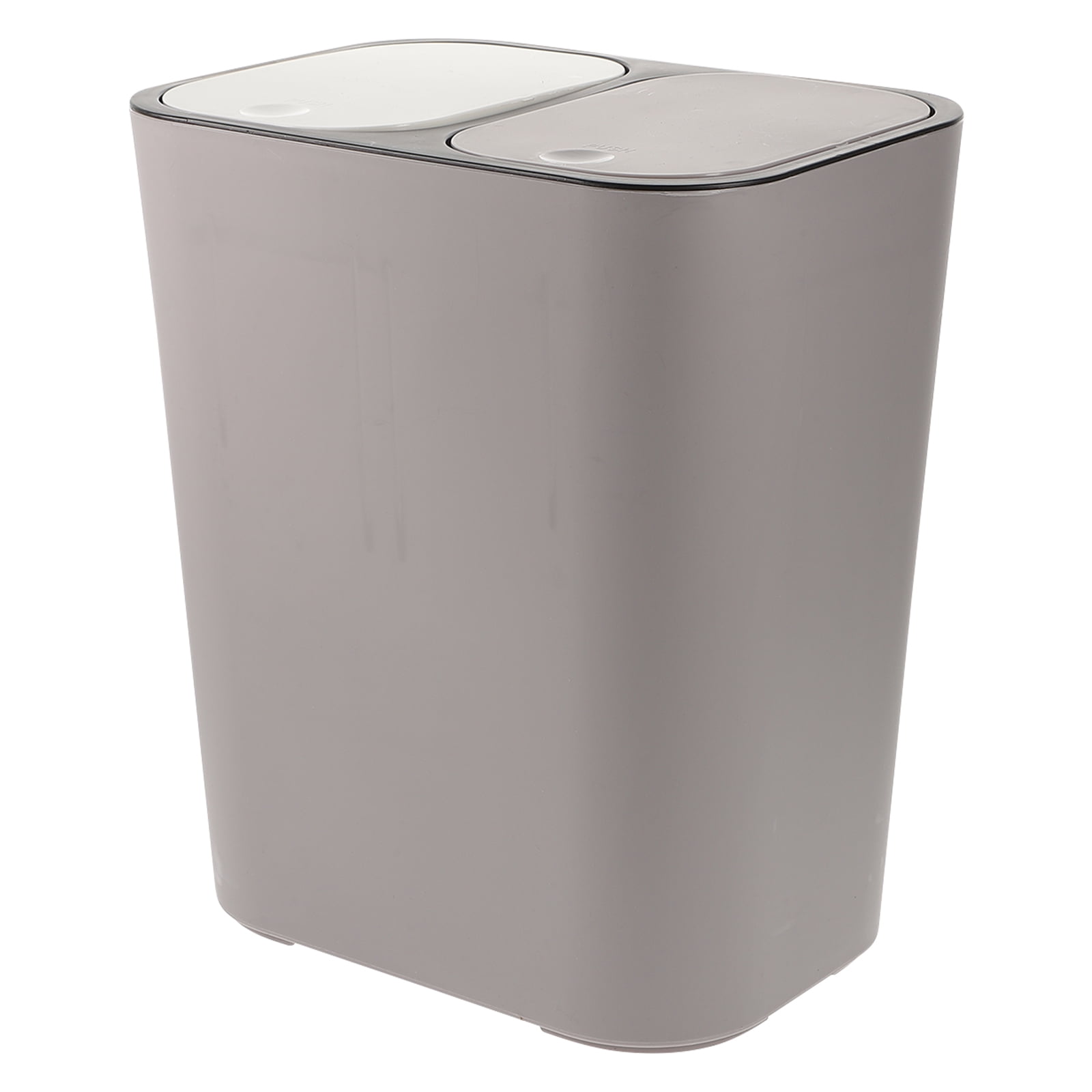 Eease Dry Wet Classified Trash Can Dual Compartment Waste Bin Garbage ...