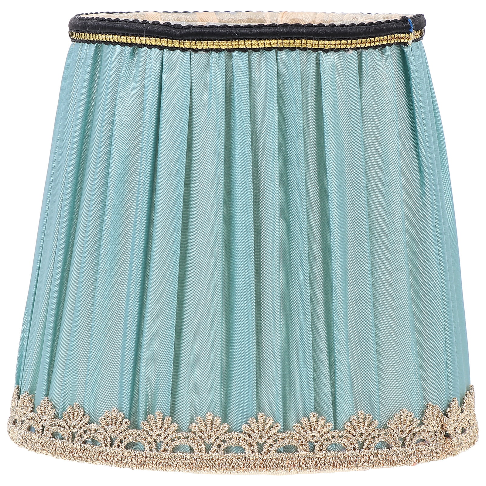 Eease E14 Green Cloth Lamp Shade Cover for Chandeliers & Lamps ...