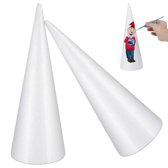Styrofoam Craft Cones