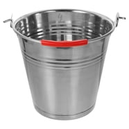 Homz 17 Gallon Indoor Outdoor Storage Bucket with Handles, Blue (2 Pack ...