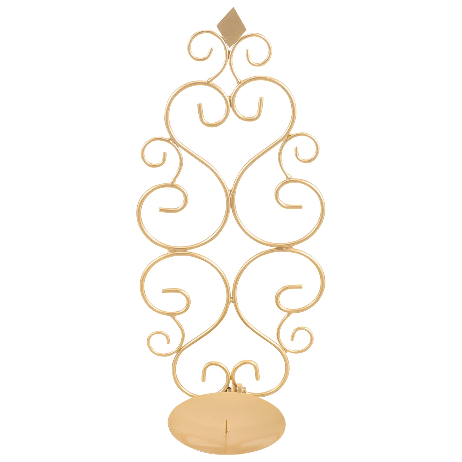 Eease Golden Iron Wall Candle Holder Tea Light Stand Wedding Decor ...