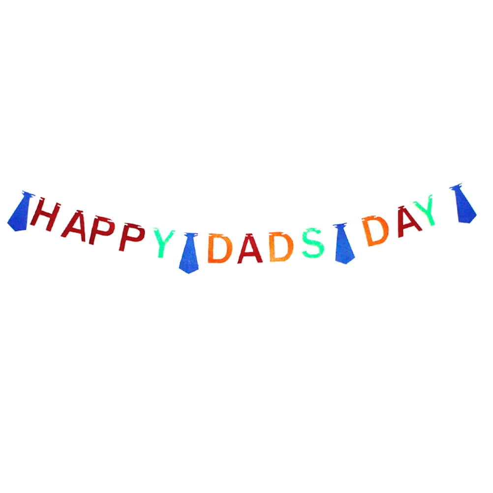 TABLZONE Felt Father's Day Decorations Pink Heart Design Party Ornament ...