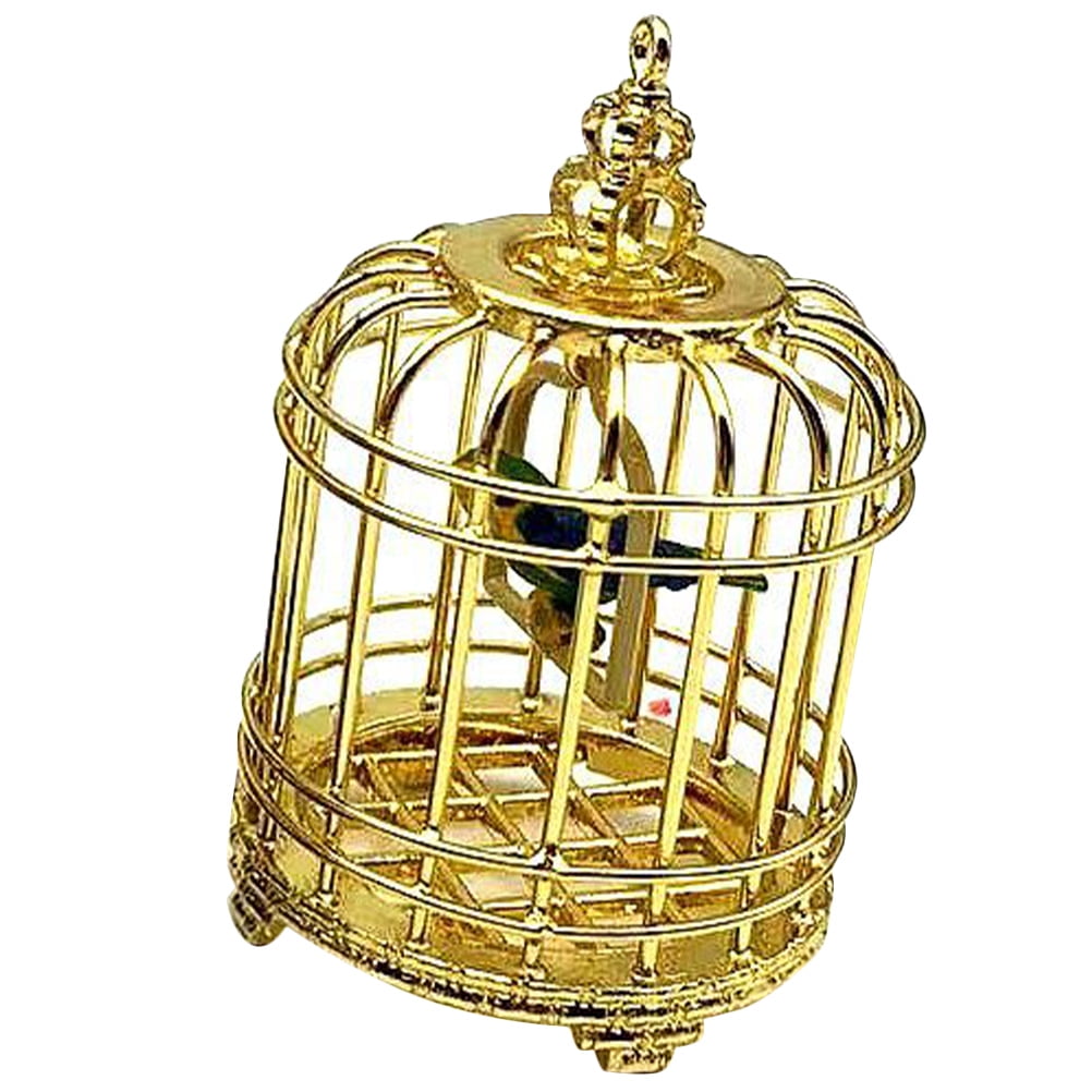 Eease Ipetboom Home Decor Bird Cage Mini Model Decoration - Walmart.com