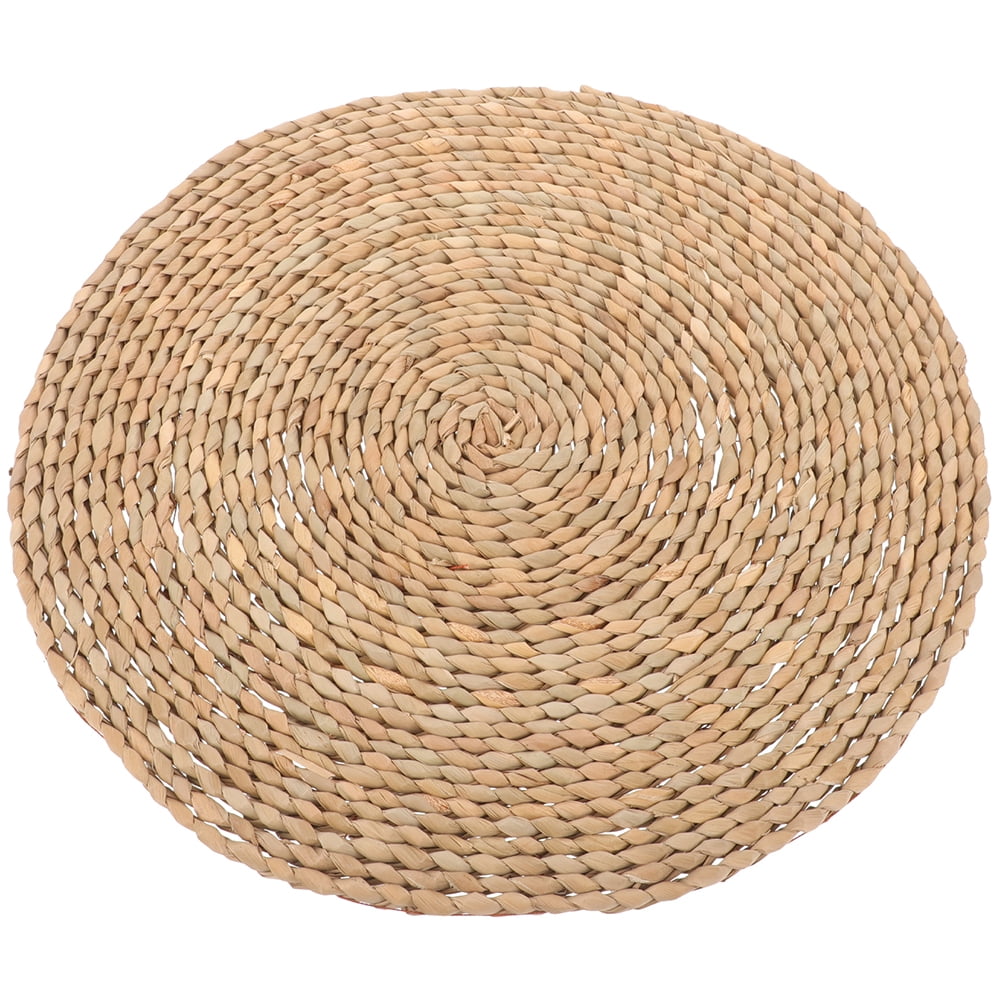 Eease Japanese Handcrafted Padded Straw Floor Cushion - Tatami Style ...