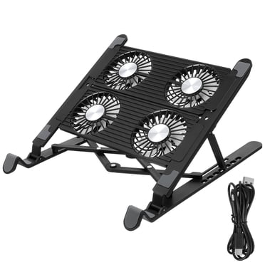 Laptop Cooling Pad, Gaming Laptop Cooler Stand with 3 Silent Fans for ...
