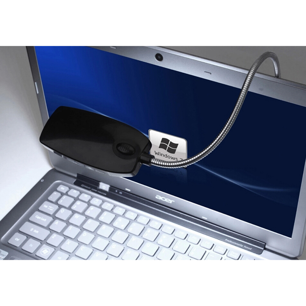 Eease Laptop Light USB Lamp with 28 LEDs Flexible Gooseneck Bedside ...
