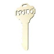 Real Estate Key Shaped Prop Sold Sign | One Sign Double Sided | Social ...